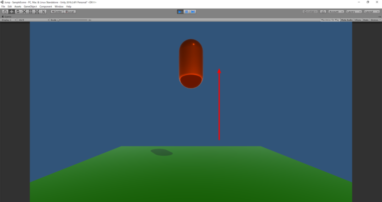 Unityでのジャンプ【Rigidbody,CharacterControllerどちらも対応】 | ゲタバコ倶楽部 (げたばこくらぶ)